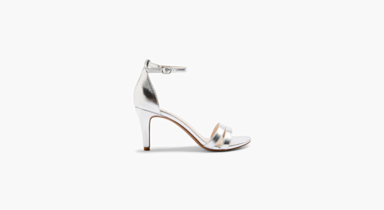 Graceland Heeled sandal Silver | DEICHMANN