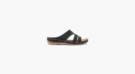 Easy Street Papuci Negru | DEICHMANN