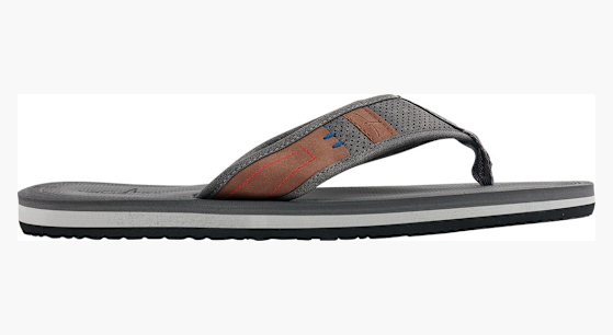 Blue Fin Flip flop Grey