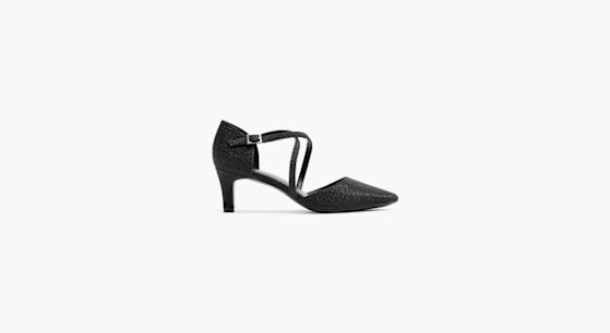 Catwalk Strapped heel Black | DEICHMANN
