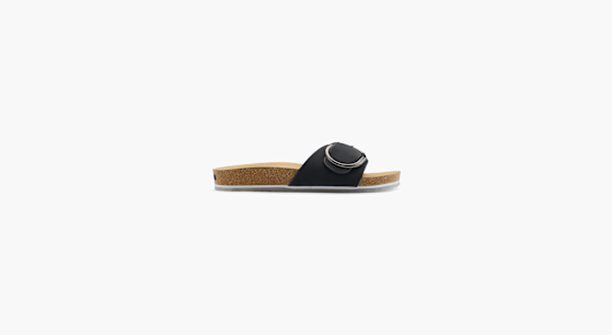 ESPRIT Papuci cu talpă adâncă Negru | DEICHMANN