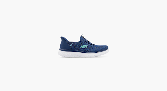 Skechers SWIFT FIT SOLE PROVIDER Slip-on sneaker Blå | DEICHMANN