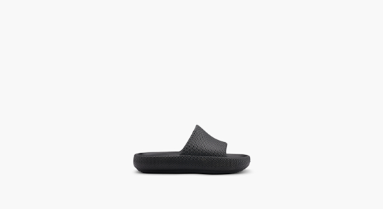 Blue Fin Slide Black | DEICHMANN