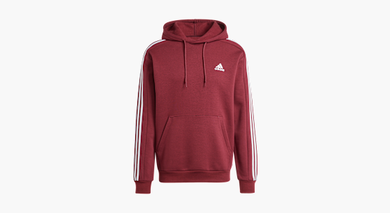 adidas Hoodie dunkelrot | DEICHMANN