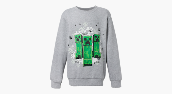 Minecraft Sweatshirt Grau | DEICHMANN