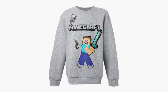 Minecraft Sweat Gris | DEICHMANN