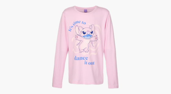 Stitch Longsleeve Rosa | DEICHMANN