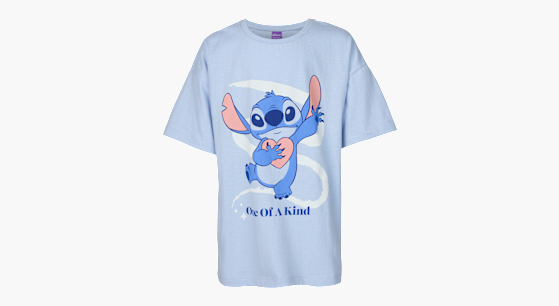 Stitch T-Shirt blau | DEICHMANN