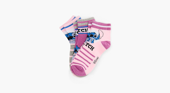 Stitch 3x Socken Lila | DEICHMANN