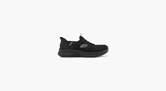 Skechers SWIFT FIT SOLE PROVIDER Slip-on sneaker Svart | DEICHMANN