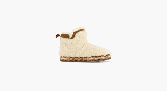 Casa mia Fodrad innesko Beige | DEICHMANN
