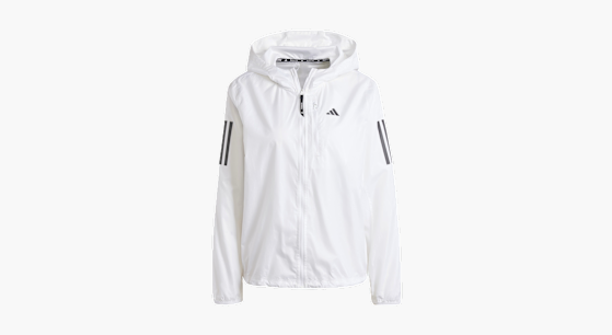 adidas Own The Run Jacke weiß | DEICHMANN