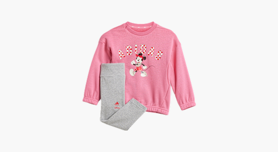 adidas Disney Minnie Maus Jogginganzug Pink | DEICHMANN