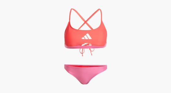 adidas Padded Colorblock X-Back Bikini Pink | DEICHMANN