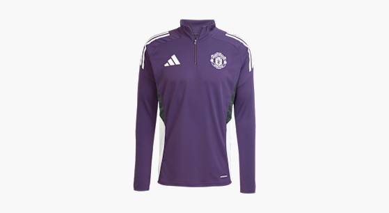 adidas Manchester United Tiro 25 Competition Trainingsoberteil Lila ...