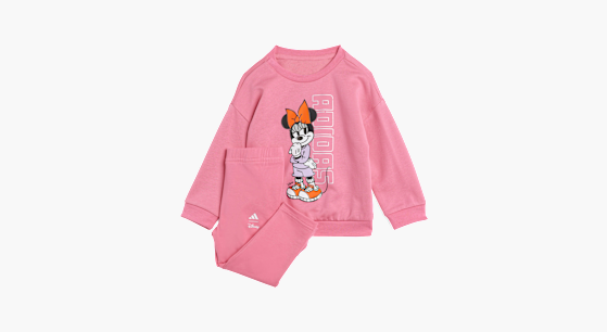 adidas Disney Minnie Maus Jogginganzug für Kinder Pink | DEICHMANN