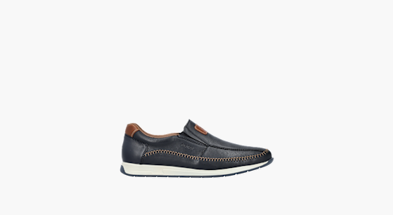 Rieker Herren Slipper Blau