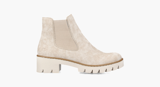 Rieker Damen Chelsea Boots Offwhite | DEICHMANN