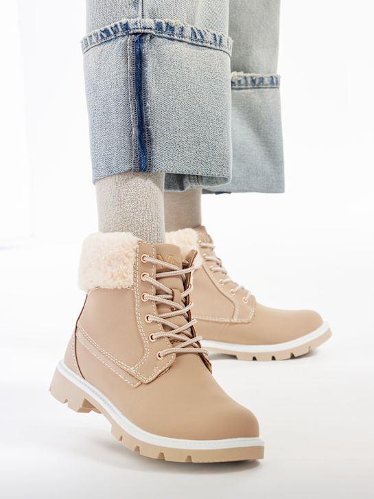 Vty Schnürboots Beige | DEICHMANN
