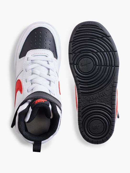 Nike COURT BOROUGH MID 2 PSV Mid cut sneaker Hvid | DEICHMANN