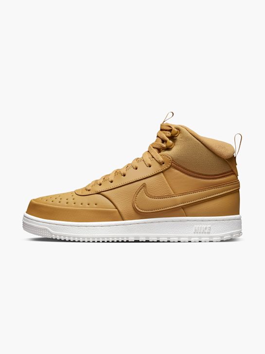 Nike COURT VISION MID WNTR Sneakersy za kostkę Camel | DEICHMANN