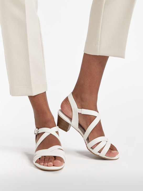 Easy Street Sandales à talons Blanc | DEICHMANN