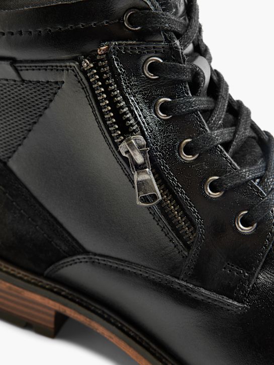 CAFE MODA Snørestøvle Sort | DEICHMANN