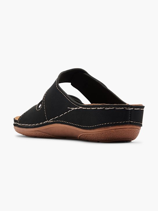 Easy Street Klapki Czarny | DEICHMANN