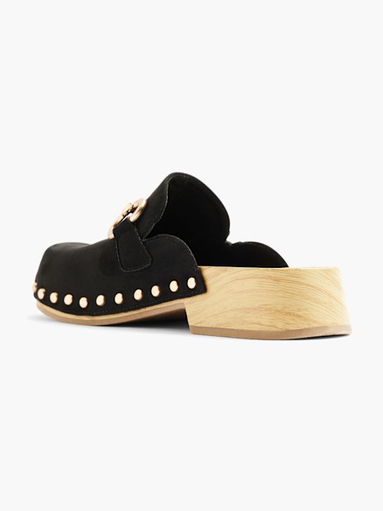 Catwalk Closed-back slipper Black | DEICHMANN