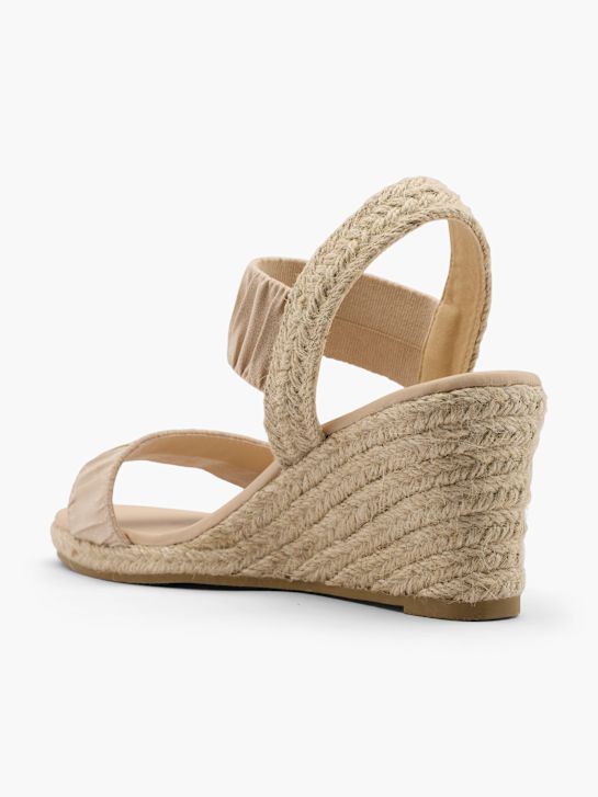 Claudia Ghizzani Heeled sandal Beige | DEICHMANN