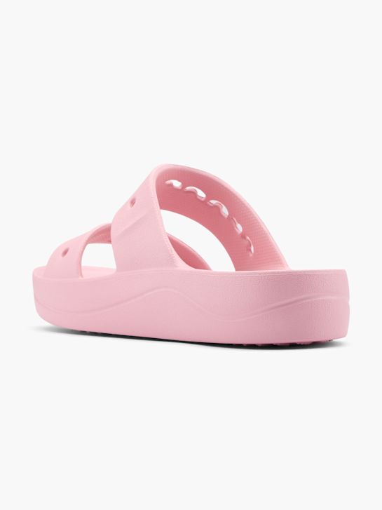 Crocs BAYA PLATFORM SANDAL Slides pink | DEICHMANN