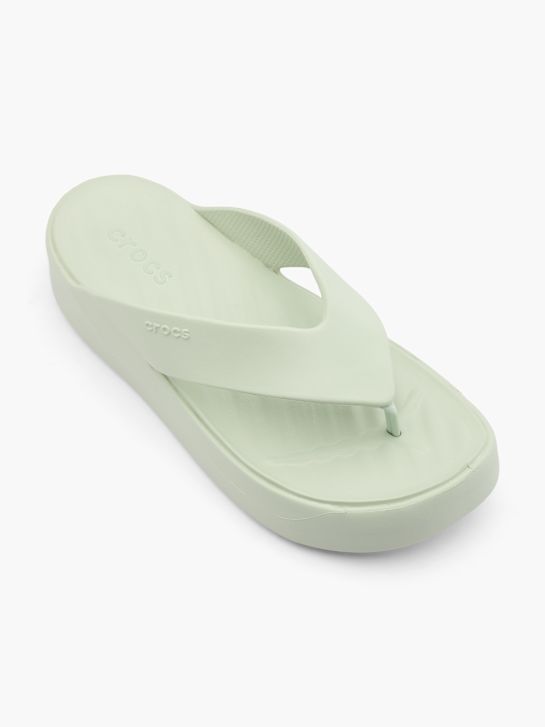 Crocs GETAWAY PLATFORM FLIP Chancla de dedo Verde | DEICHMANN