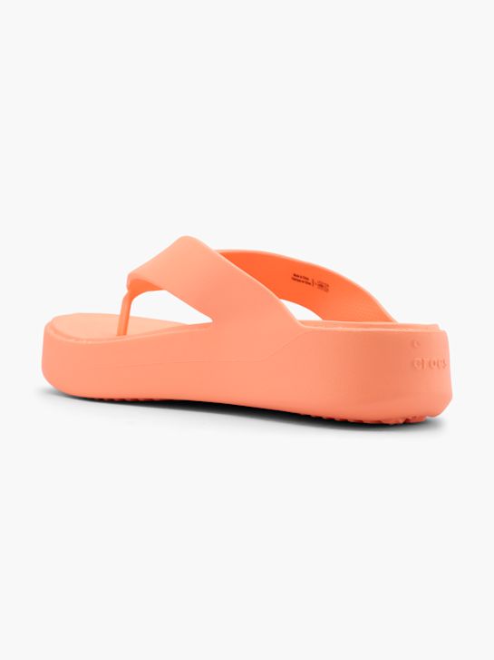 Crocs GETAWAY PLATFORM FLIP Chinelo separador de dedos Laranja | DEICHMANN