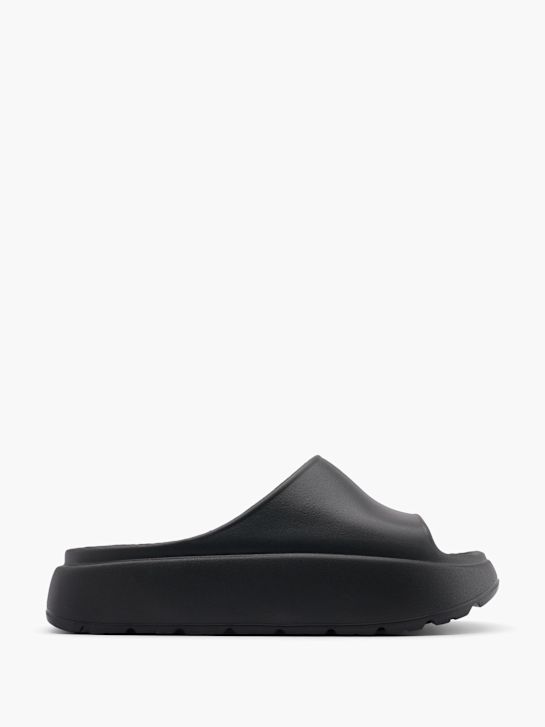Graceland Slide Black | DEICHMANN
