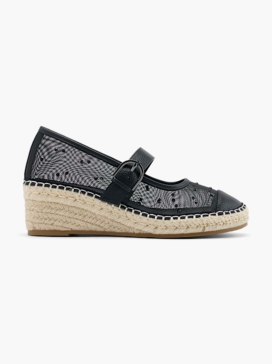 Catwalk Espadrile Črna | DEICHMANN