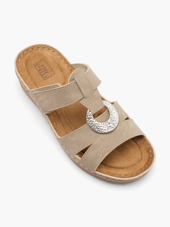 Easy Street Åben hjemmesko Beige | DEICHMANN