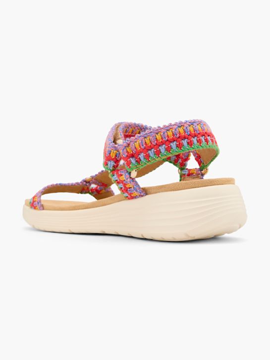 Graceland Sandal s petom Crvena | DEICHMANN