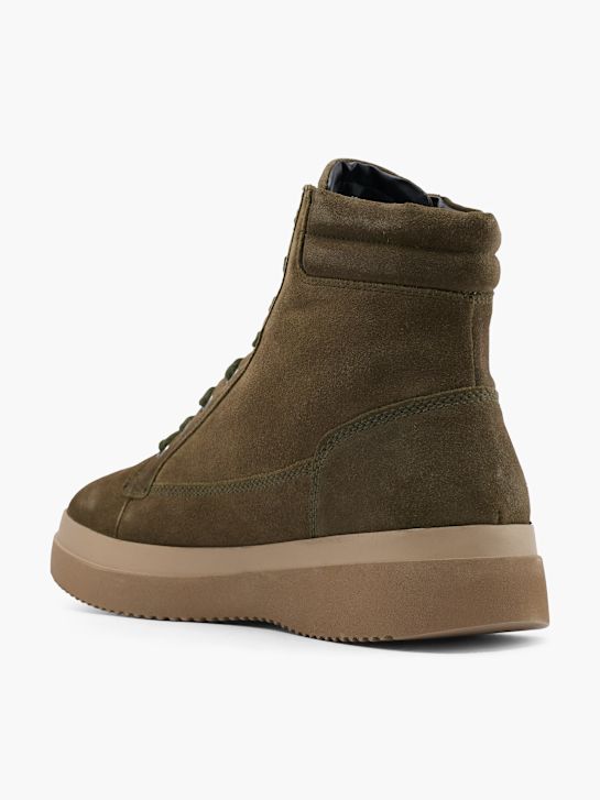 CAFE MODA Schnürboots Khaki | DEICHMANN
