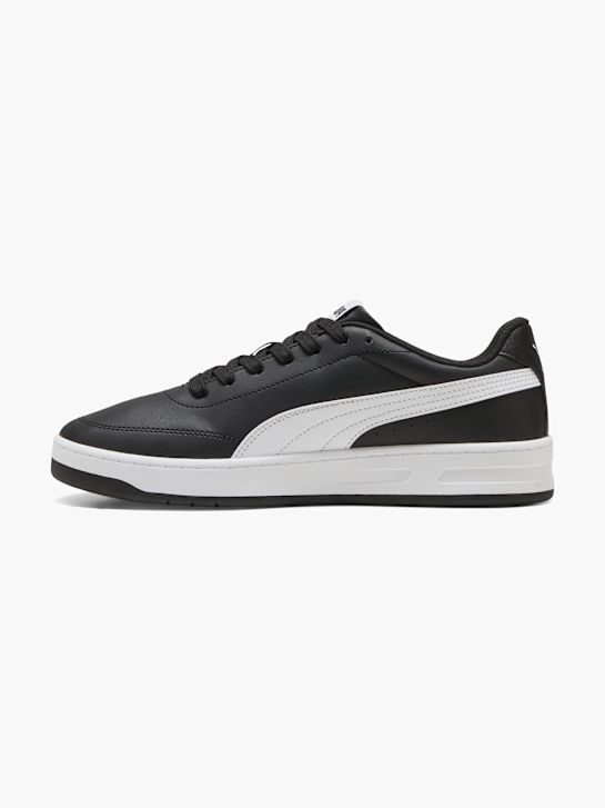 PUMA COURT CLASSIC CLEAN Sapatilha Preto | DEICHMANN