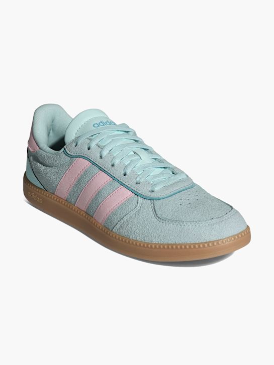 adidas BREAKNET SLEEK SUEDE Sneaker Mint | DEICHMANN