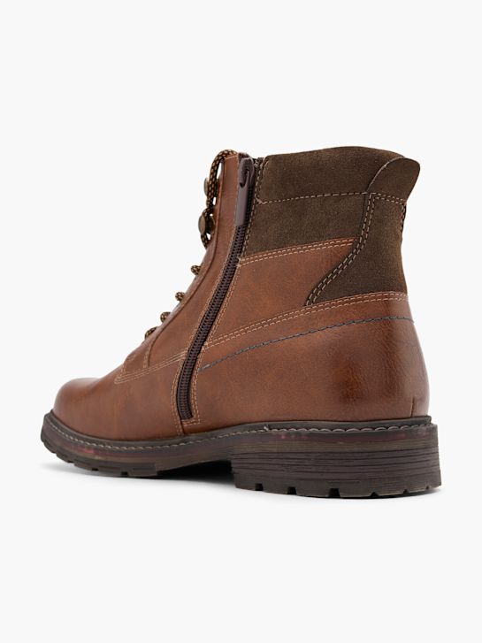 Landrover Laced ankle boot Cognac | DEICHMANN