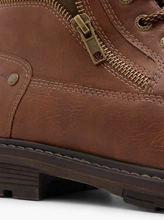 Landrover Laced ankle boot Cognac | DEICHMANN