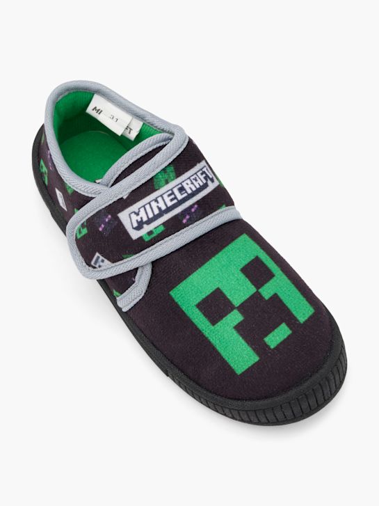 Minecraft Hausschuh Schwarz | DEICHMANN