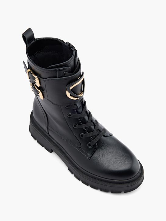 Catwalk Ghete cu șireturi Negru | DEICHMANN