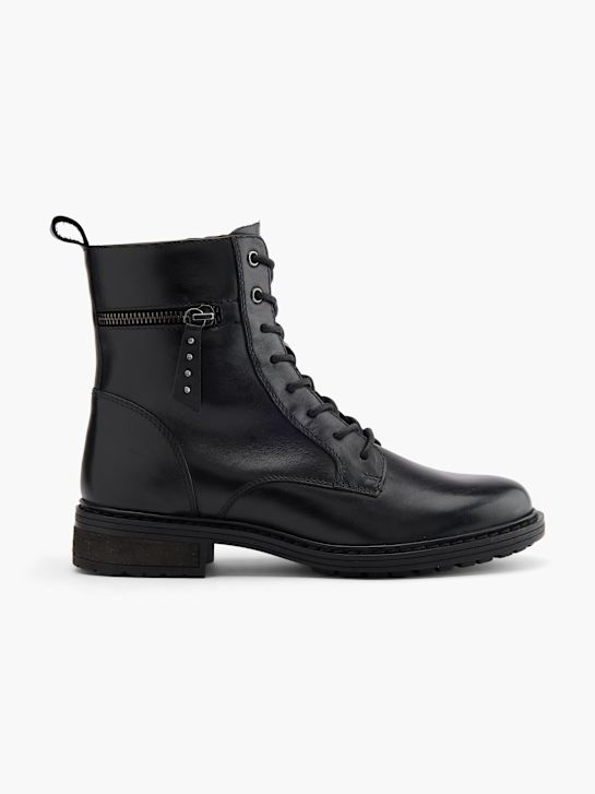 5th Avenue Botine cu șireturi Negru | DEICHMANN