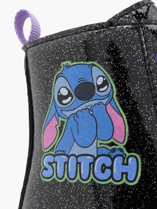 Stitch Боти с връзки Черен | DEICHMANN