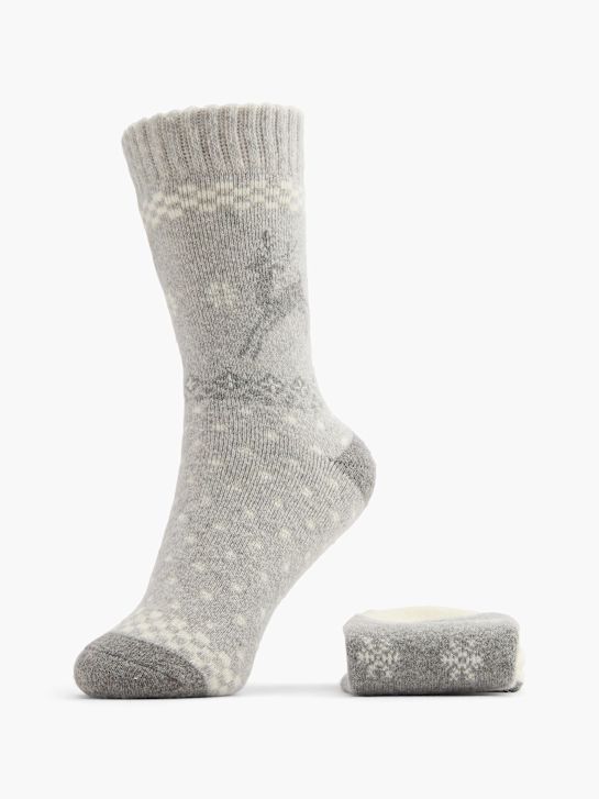 Cosy Nature 2x Socken Grau | DEICHMANN