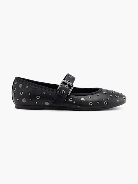 Graceland Mary Jane Ballerina Schwarz | DEICHMANN