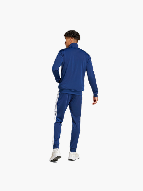 adidas Sportswear Basic 3-Streifen Tricot Trainingsanzug blau | DEICHMANN