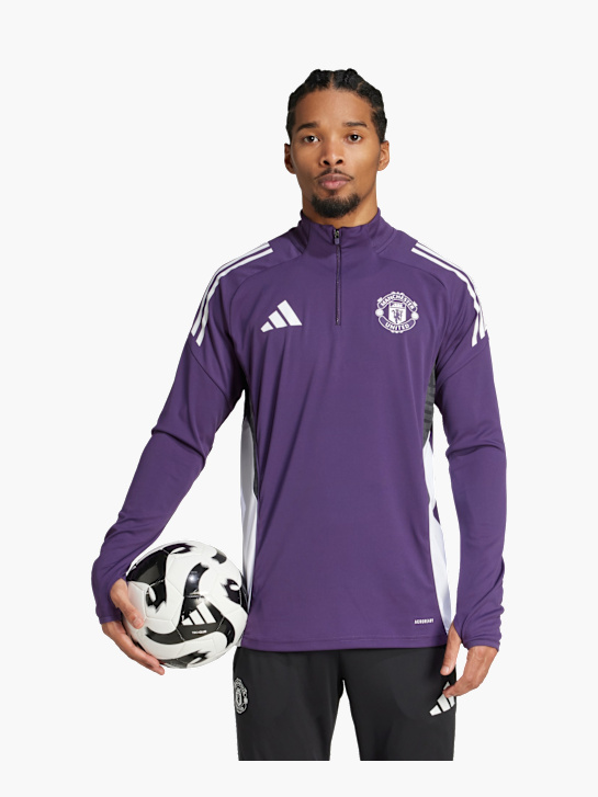 adidas Manchester United Tiro 25 Competition Trainingsoberteil Lila ...